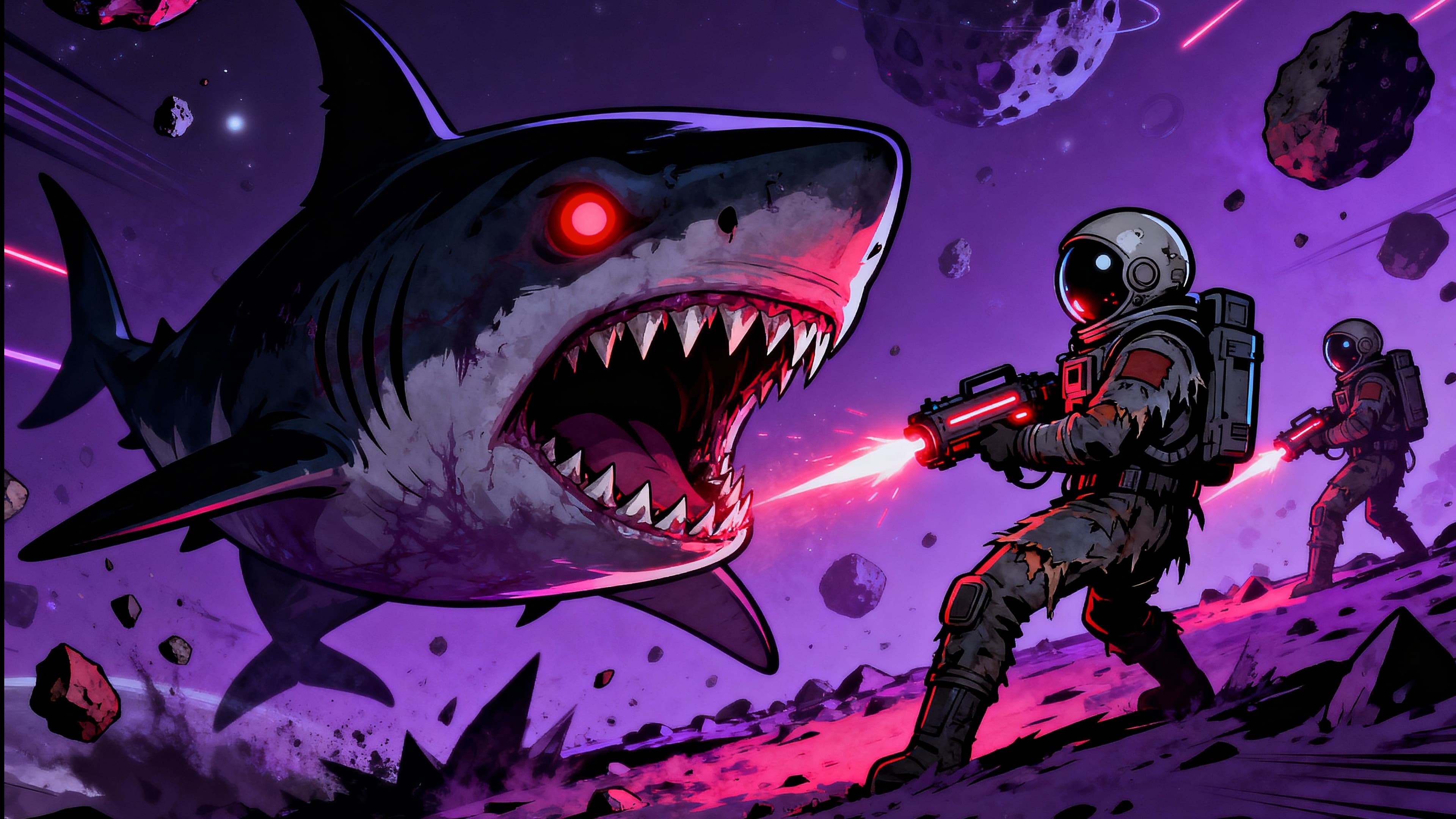 Join Void Sharks Of The Asteroid Belt | Sharktoberfest | Charity Game ...