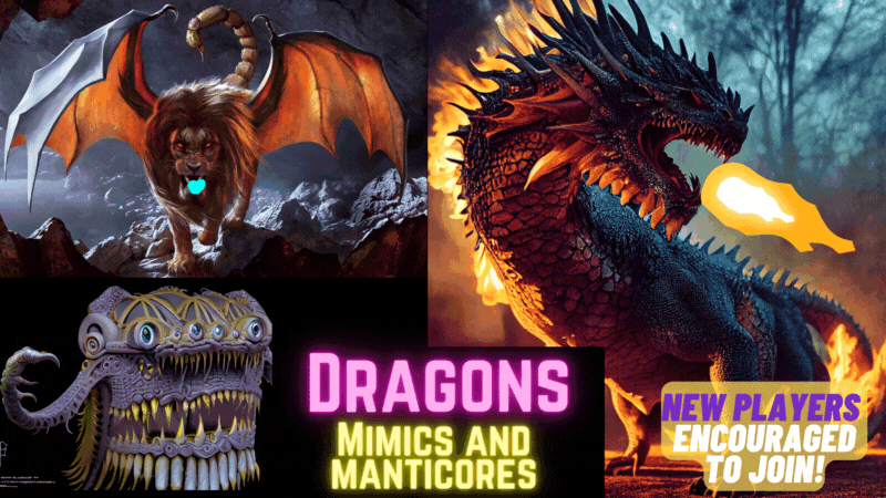 Play Dungeons & Dragons 5e Online | The Mystery of Dragons, Mimics ...