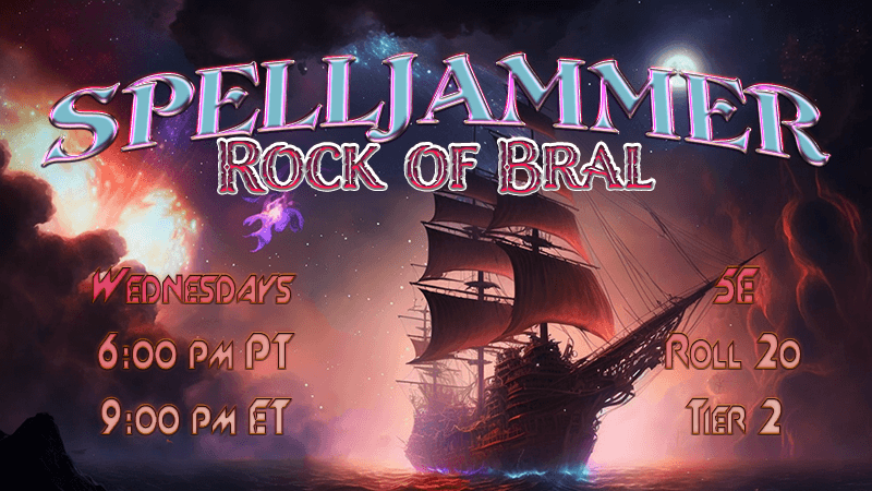 Play Dungeons & Dragons 5e Online | SPELLJAMMER - Rock of Bral - 5E ...