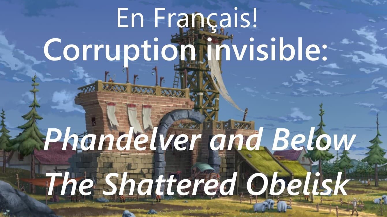Join Corruption invisible [FR] Phandelver and Below the Shattered Obe ...